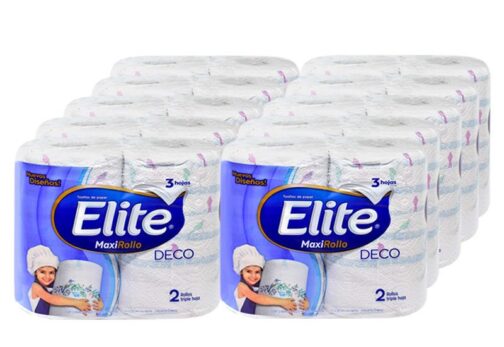 TOALLA PAPEL ELITE Deco Maxi Rollo 20 mts 20 rollos | Auroralimpieza.cl